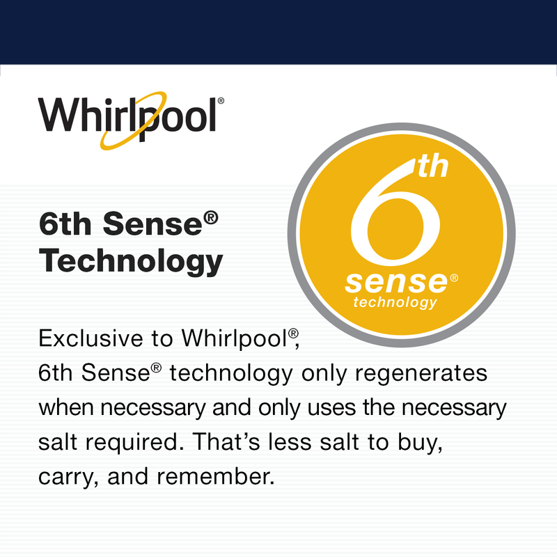 Whirlpool WHES30 30K Grain Water Softener | Space Saving Design ...