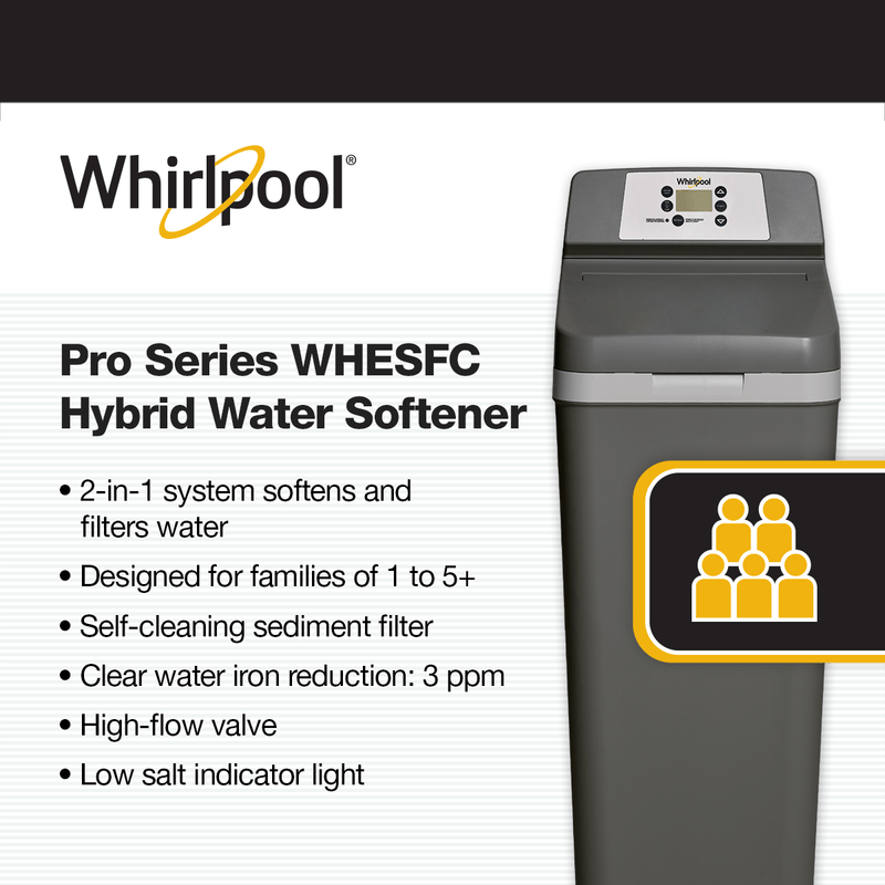 Whirlpool WHESFC Hybrid Water Softener & Filter - EcoPureHome